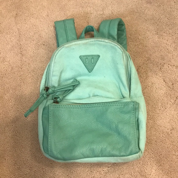 Bags | Light Blue Mini Backpack | Poshmark